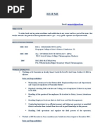 Capgemini Resume Template | PDF | Software | Computing