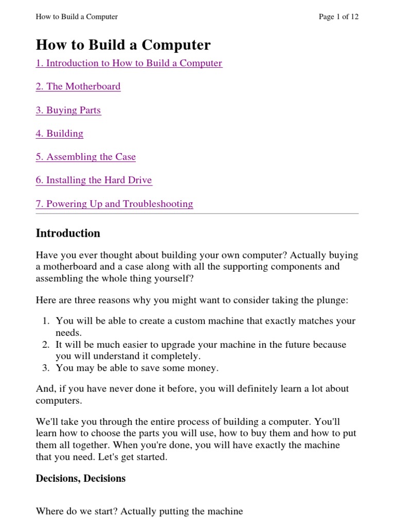 A Detailed Guide to Building a Powerful Video Editing Computer from ...