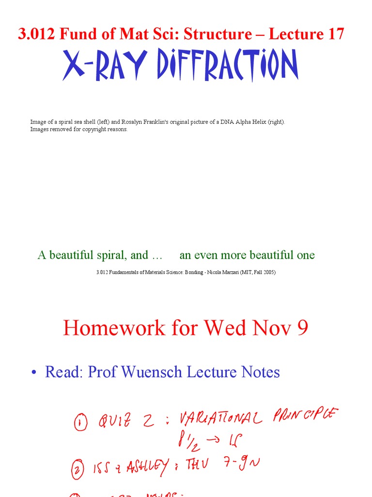 X-Ray Diffraction | PDF | X Ray | X Ray Crystallography
