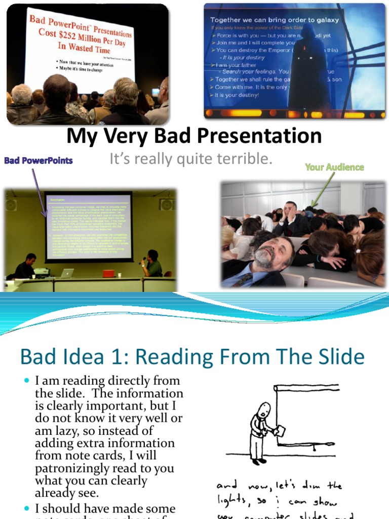 My Very Bad Presentation | PDF | Microsoft Power Point | Multimedia