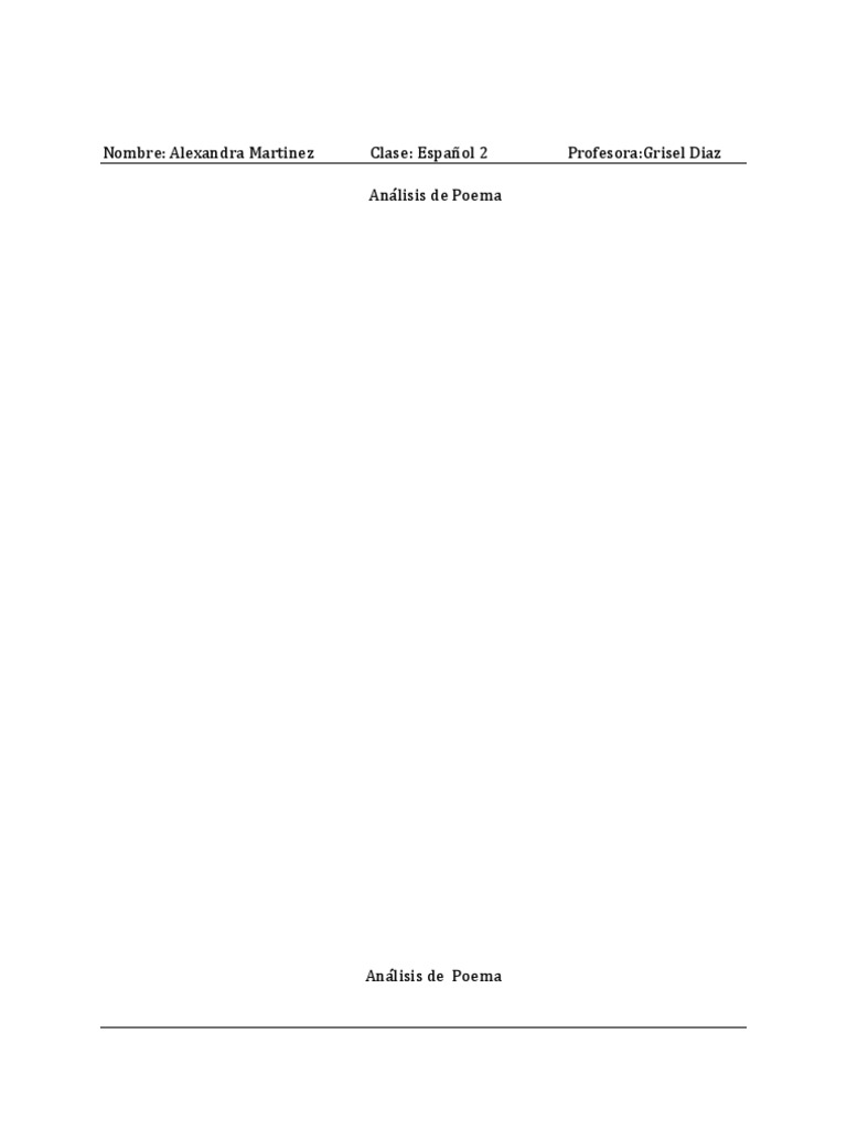 Análisis de Poema Julia de Burgos | PDF | Educación avanzada | Poesía