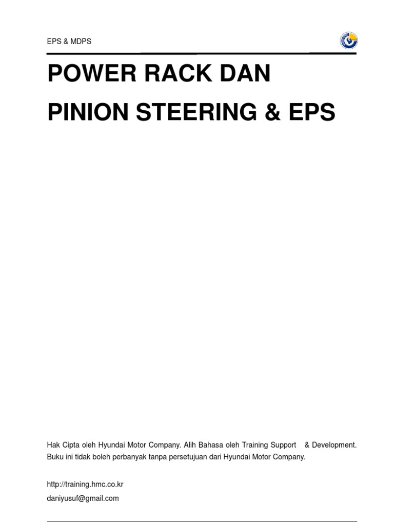 Hyundai Chassis EPS - MDPS-Power Steering | PDF