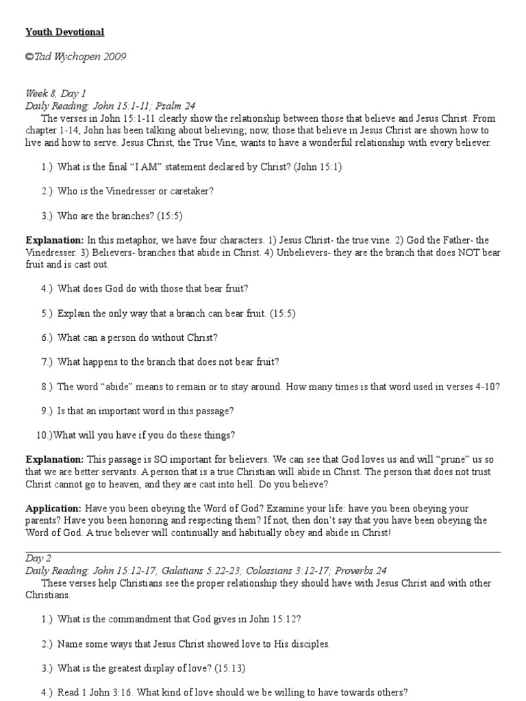 Gospel of John Bible Study- Week 8 | Gospel Of John | Disciple ...