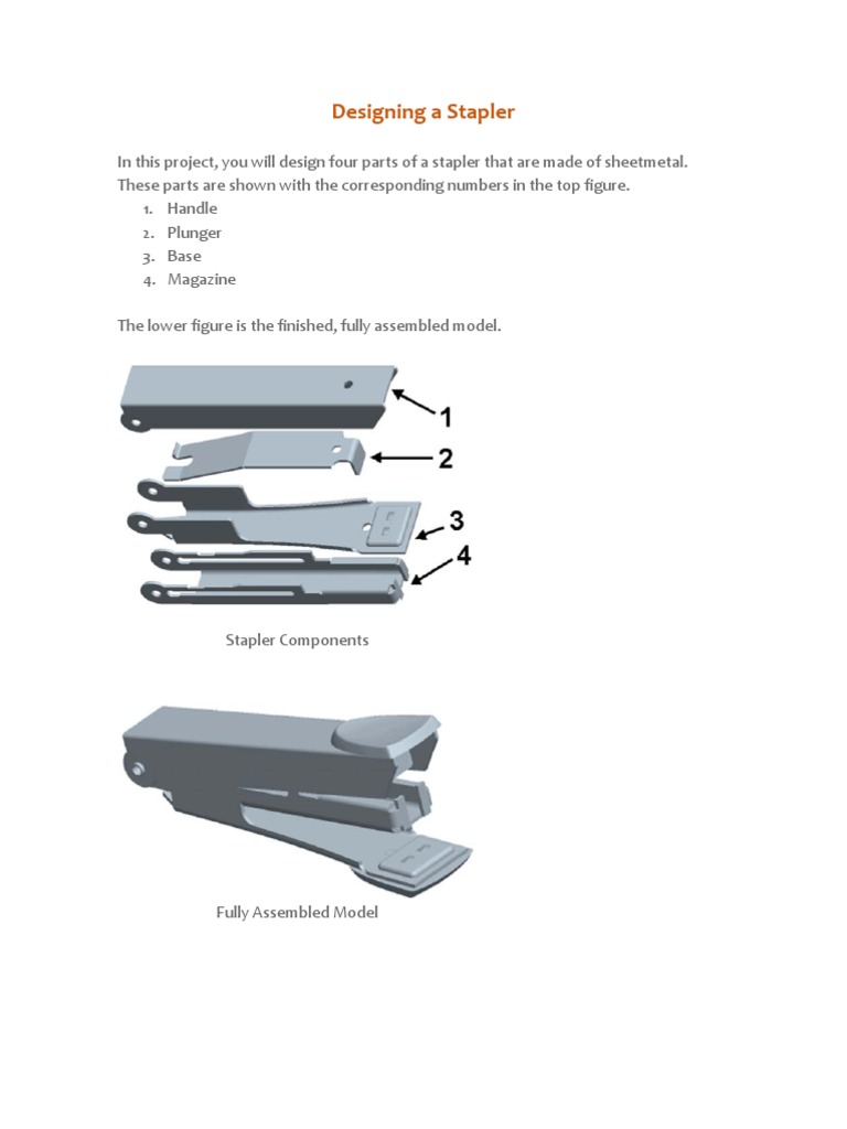 Designing a Stapler | Software | Computing And Information Technology ...