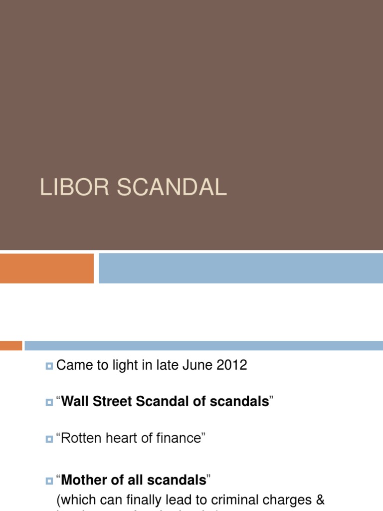 LIBOR Scandal | PDF | Libor | Barclays