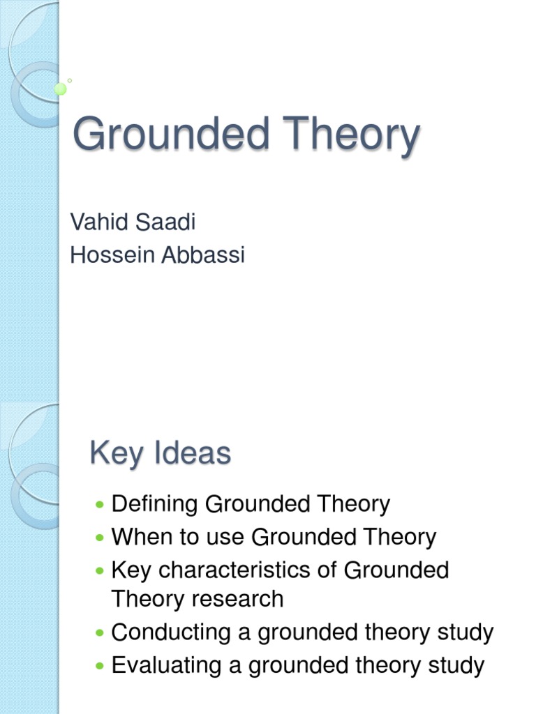 Grounded Theory | PDF | Qualitative Research | Science