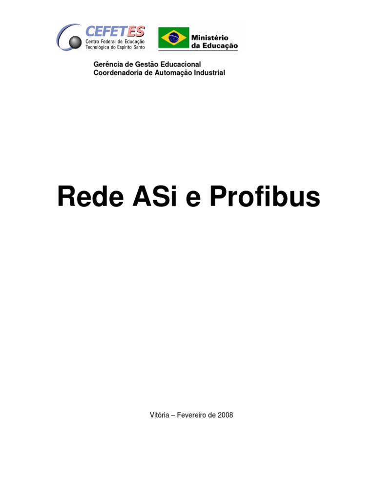 54524-Rede ASi e Profibus Ver05 | PDF | Controlador lógico programável ...