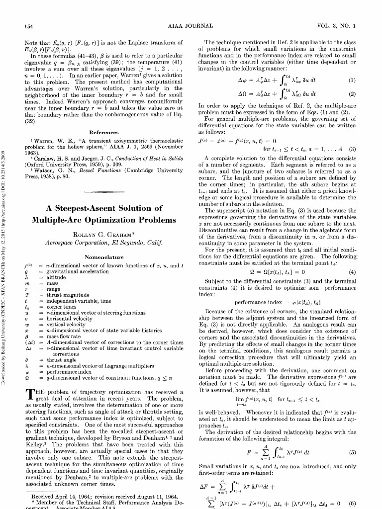 Multiple-Arc Optimization Problems | PDF | Mathematical Optimization | Derivative