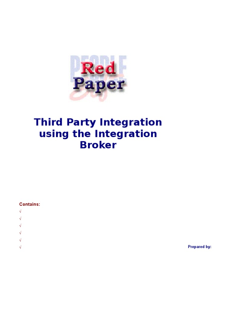 3 RD Party Integration | PDF | Business