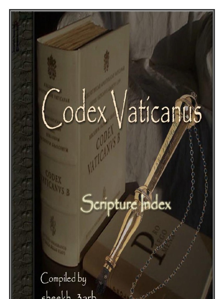 Codex Vaticanus 03 Scripture Index | PDF | Religious Books | Bible ...