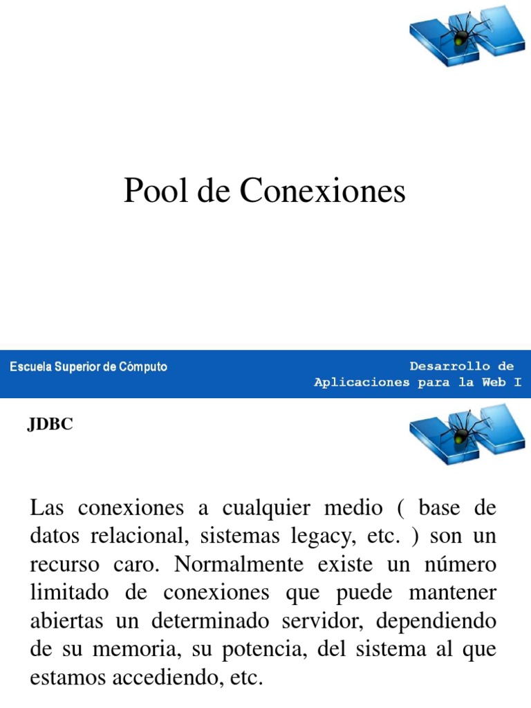 Pool Conexiones | PDF | Java (lenguaje de programación) | Servidor ...