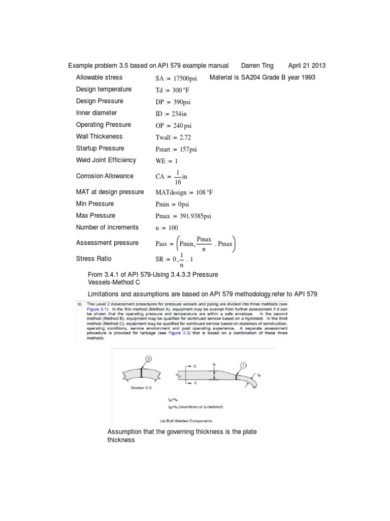 Mathcad - Example 3 | PDF | Mechanical Engineering | Pressure