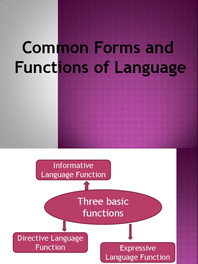 Forms and Functions of Language | PDF | Rituals | Emotions