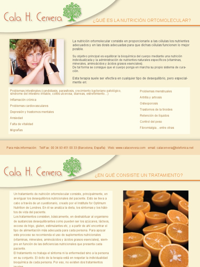 Cala Cervera | PDF | Medicina ortomolecular | Nutrición