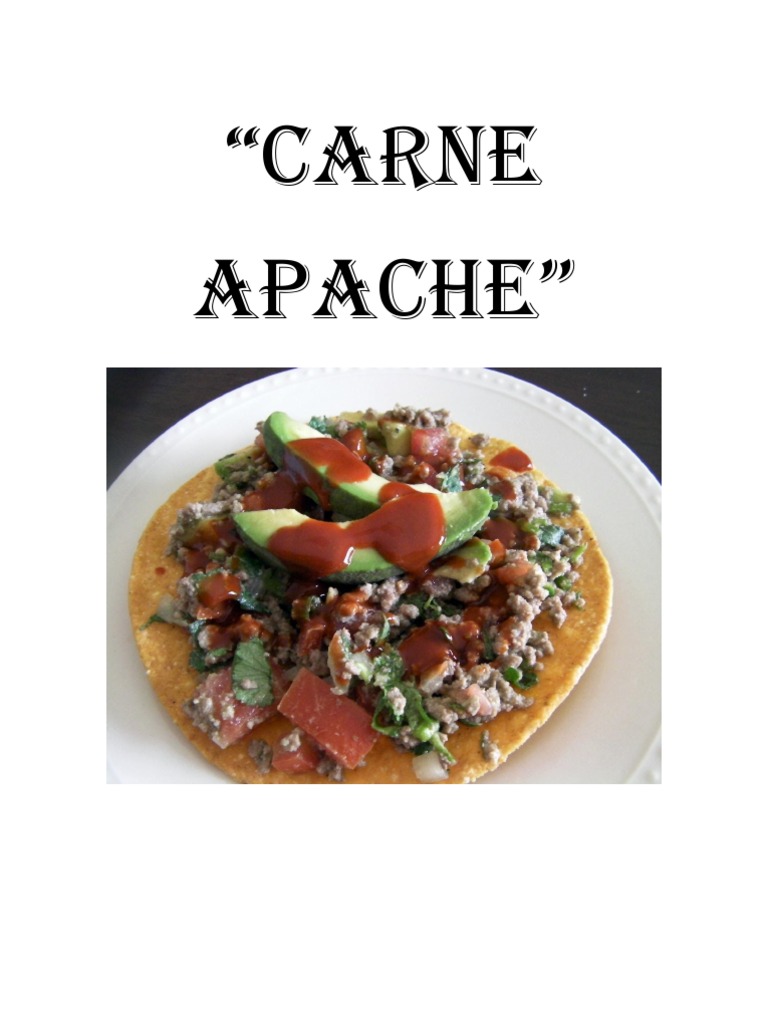 Carne Apache | PDF | Cocina, comidas y vino