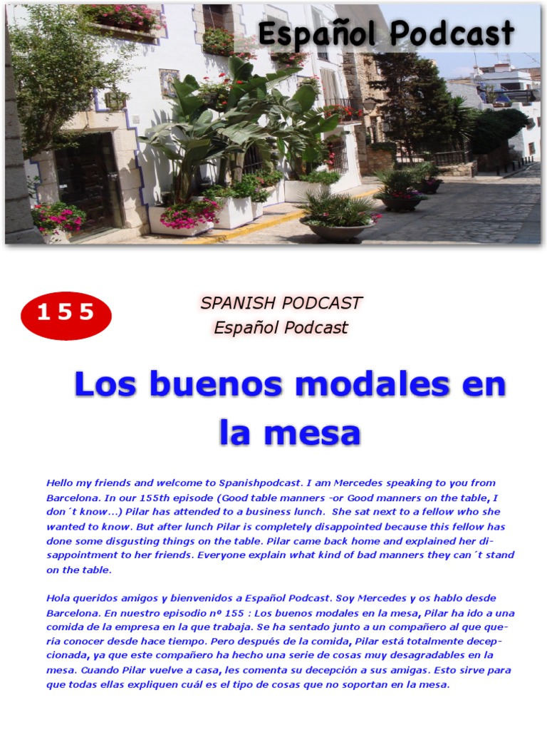 Buenos y malos modales en la mesa | PDF | Perfume | Palabra