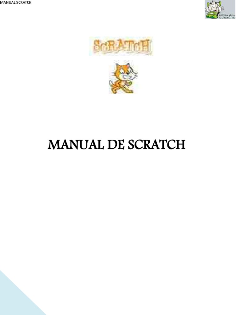 Manual Scratch | PDF | Scratch (lenguaje de programación) | Ventana (informática)