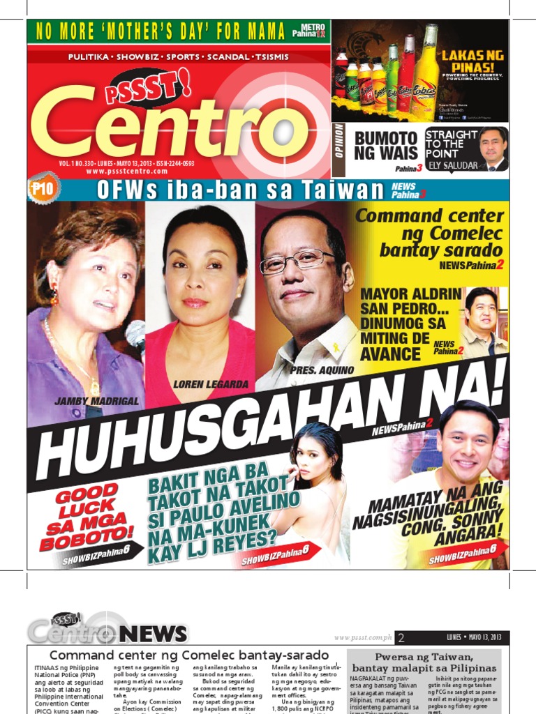 PSSST Centro May 13 Issue | PDF