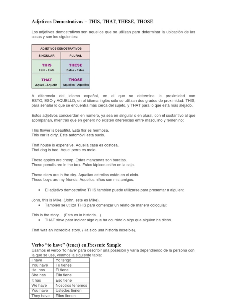 Adjetivos y Verbos en Inglés: Bimestre 2 | PDF | Adjetivo | Sustantivo