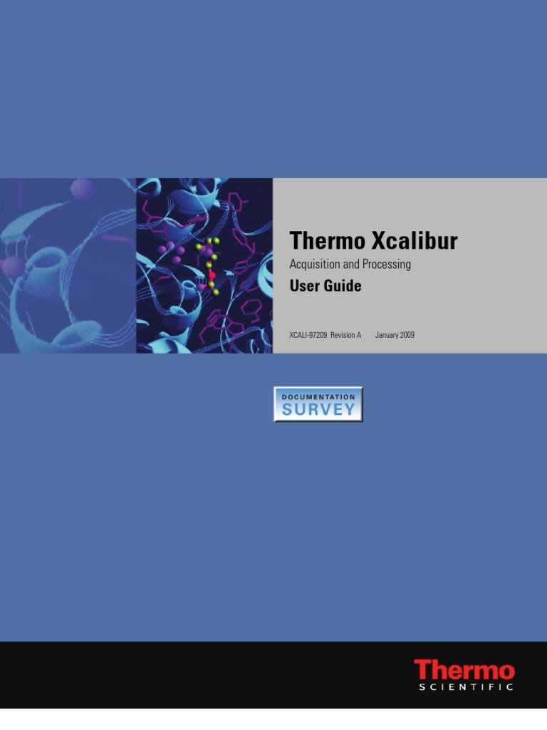 Xcalibur User Guide - Acquisition and Processing | PDF | Icon ...