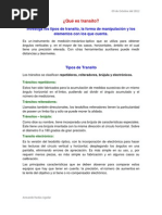 Partes y Usos del Tránsito Topográfico | PDF