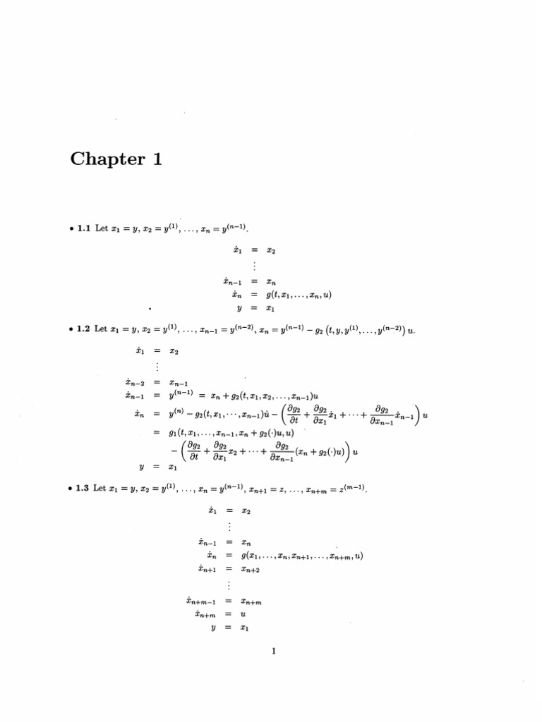 Nonlinear Systems Solutions | PDF