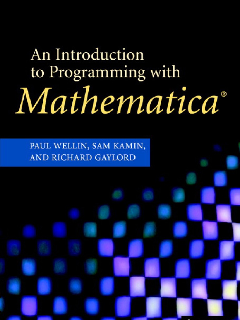 An Introduction To Programming With Mathematicapdf Command Line Interface Graphical User