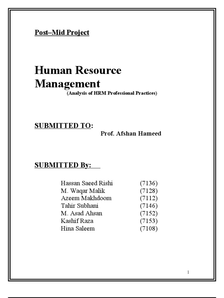 Human Resource | PDF | Human Resource Management | Business