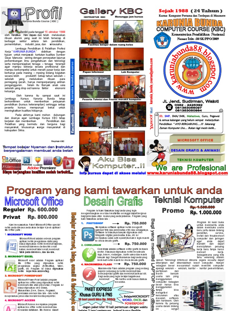 bROSUR kOMPUTER | PDF