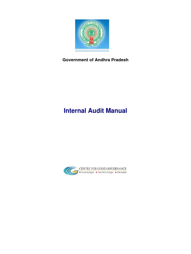 Internal Audit Manual Title Page | Internal Audit | Audit
