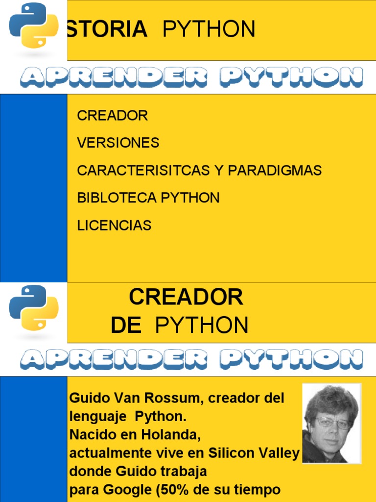 Historia Python | PDF