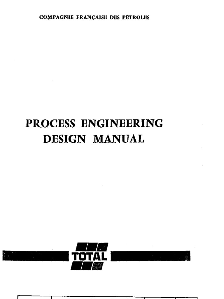 Total Process Engineering Design Manual | PDF