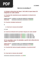 Tabla de Subneteo-1 | PDF | Red de computadoras | Red de área amplia