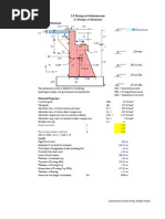 Sizing Calculations of Thrust Blocks | PDF | Geotechnical Engineering | Pressure