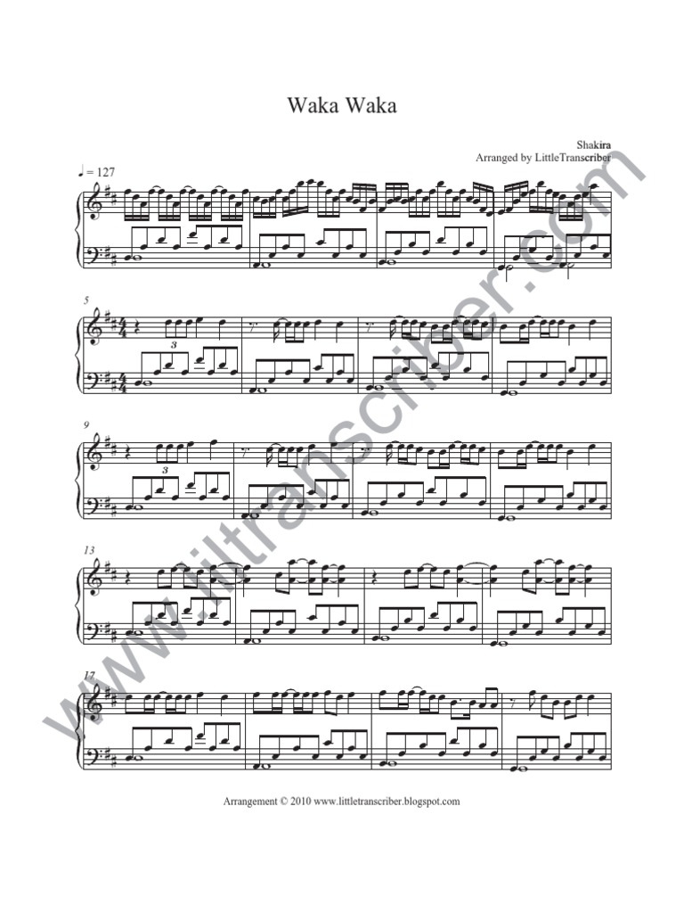 Waka Waka | PDF