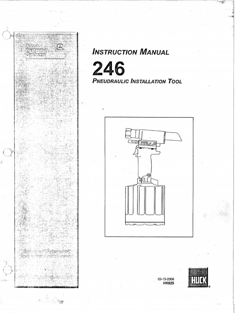 Manual Varios Huck | PDF | Remache | Tornillo