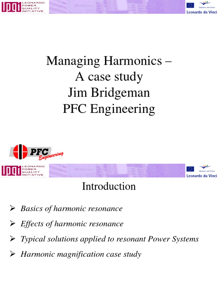 Power Factor Correction Harmonic Filters | PDF