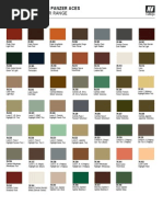 Humbrol Conversion Color Chart | PDF | Grey | Green