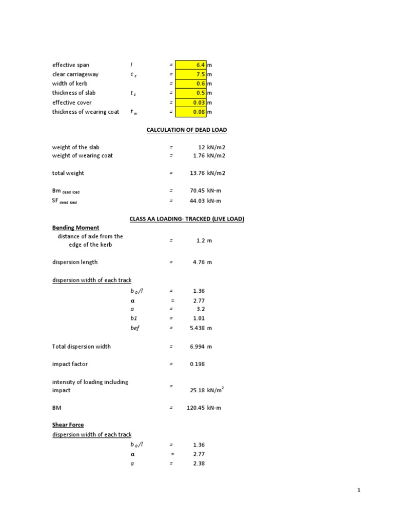 Slab Culvert | PDF | Bending | Applied And Interdisciplinary Physics
