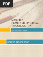 Mathematics Grade 10 Trigonometry Notes | PDF