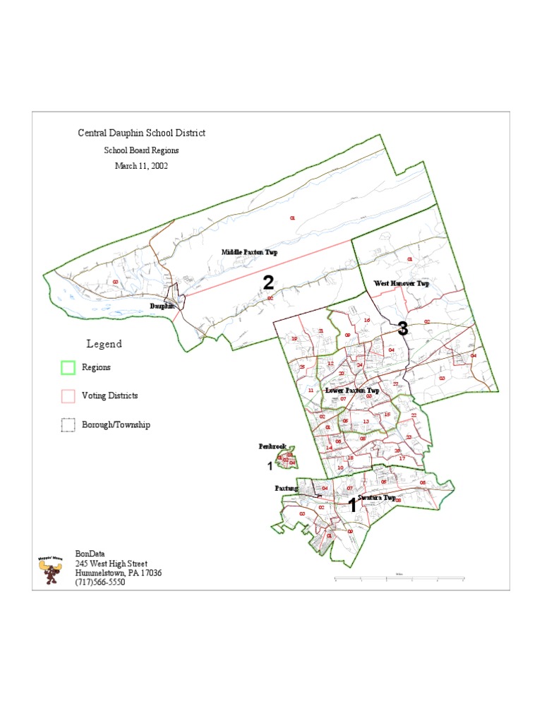Central Dauphin School District Map | PDF | Nature