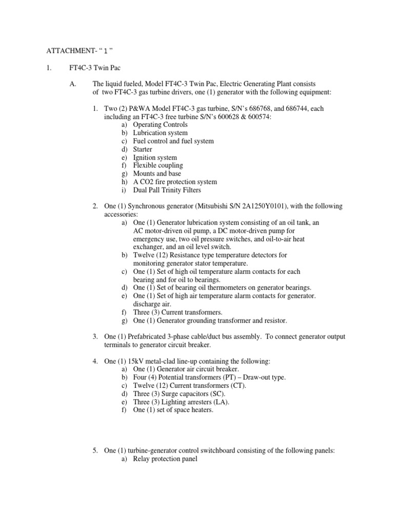 Ft4 C Pdf Pdf Electric Generator Gas Turbine