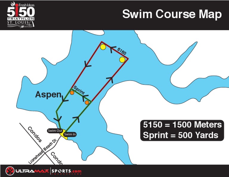 STL 5150 Swim Course Map | PDF