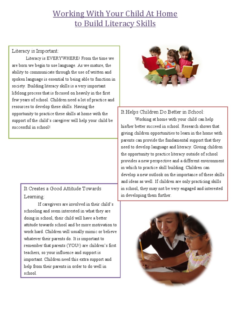 English Brochure Pdf Literacy Books