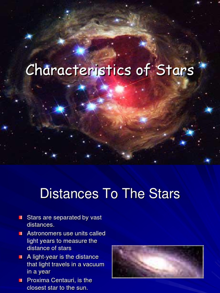 Understanding Star Characteristics and Distances | PDF | Apparent ...