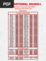 Lube Oil Equivalent Chart | PDF
