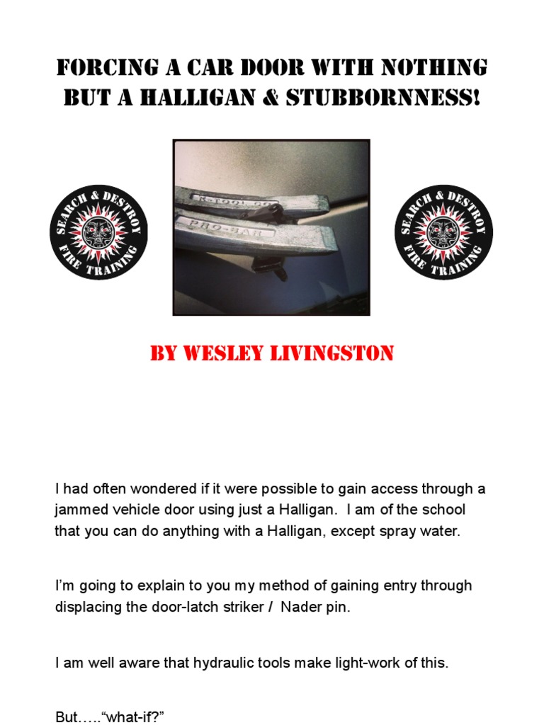 Firefighter: Halligan vs. Nader Pin PDF | PDF