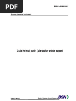 Spesifikasi SNI Gula Kristal Putih 2020 | PDF