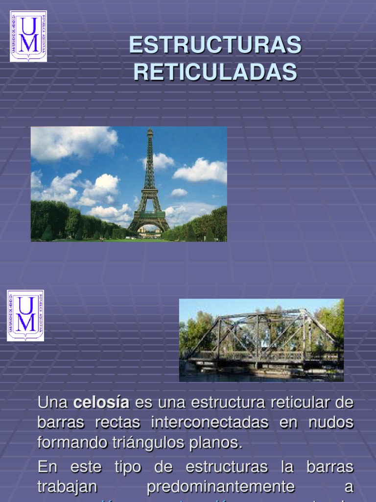 Estructuras Reticuladas | PDF | Braguero | Ingeniería mecánica