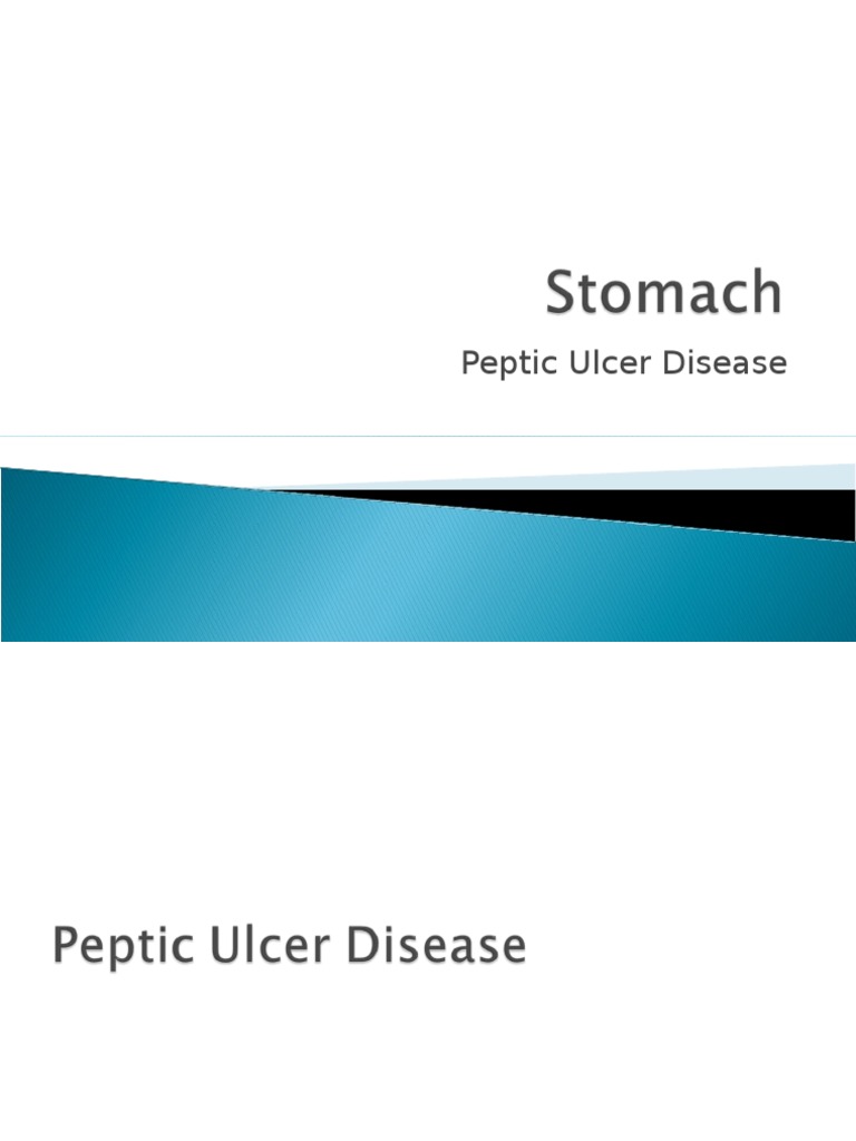 Peptic Ulcer Disease | PDF | Gastroenterology | Medical Specialties
